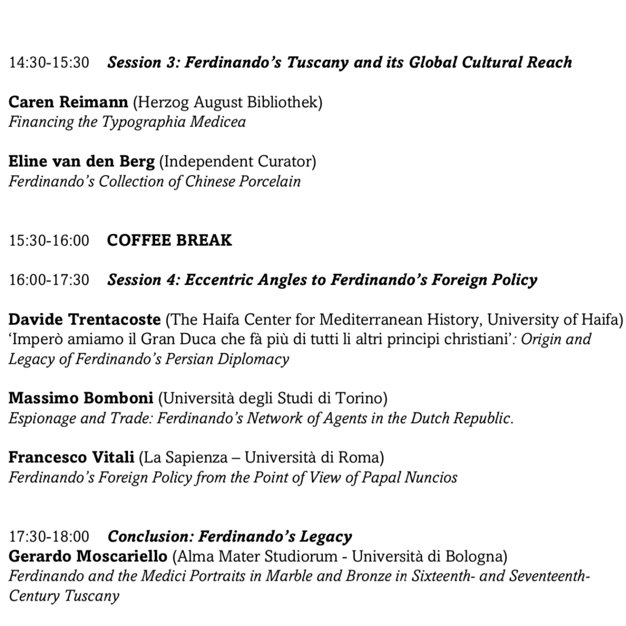 FERDINANDO I DE' MEDICI - WORKSHOP - The Medici Archive Project