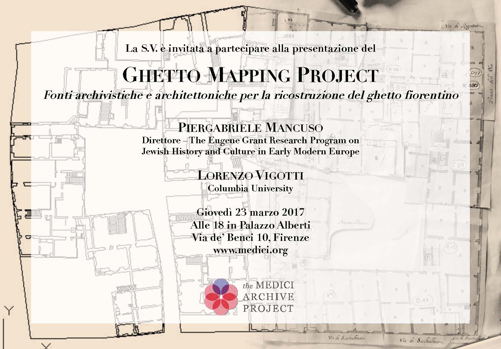 The Ghetto Mapping Project. Fonti Archivistiche e Architettoniche per ...